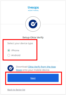 How can I set up Okta Verify with an activation link?